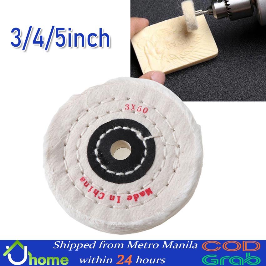【SOYACAR】Cotton Polishing Cloth Buffing Wheel Grinder For Jewelry Metal ...