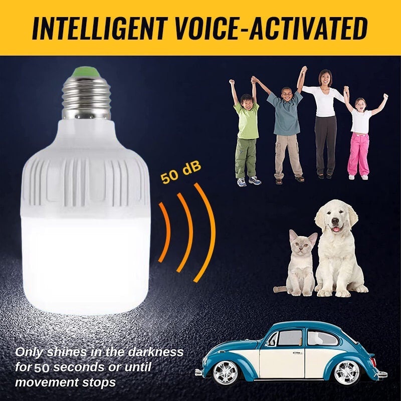 Automatic Motion Sensor 220V Outdoor LED Lights 10W/15W Led sound and ...