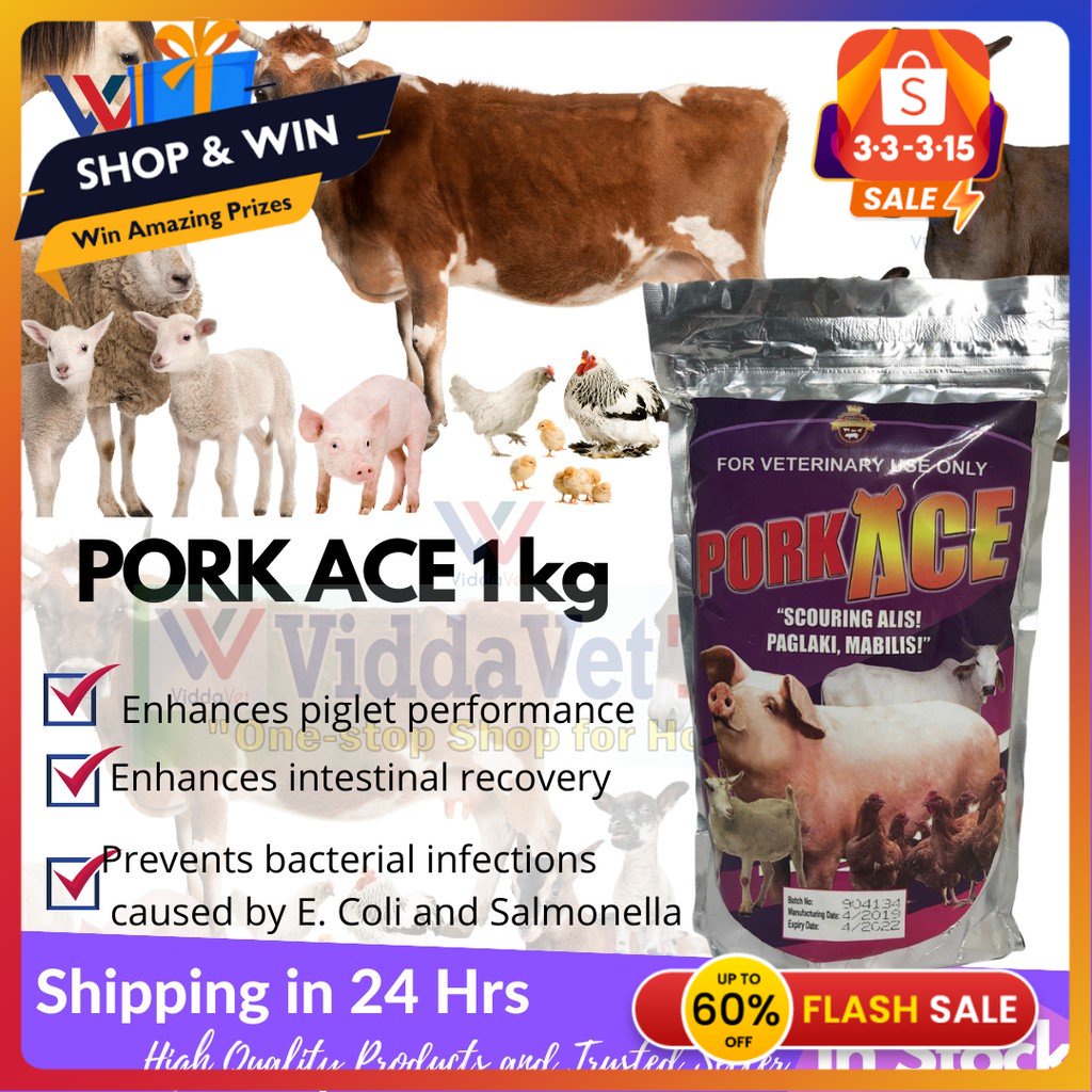 Pork Ace Water soluble powder 1 kg | Shopee Philippines