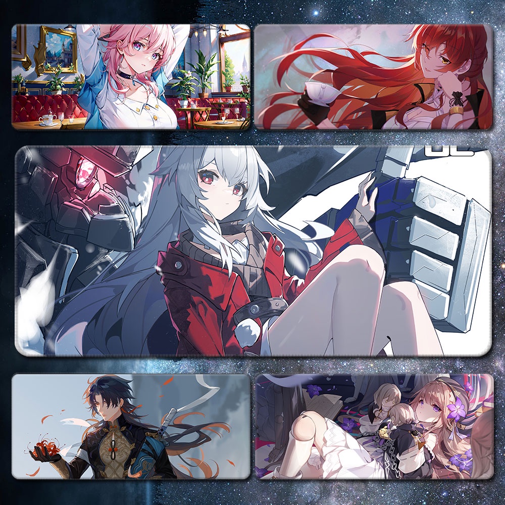 Honkai: Star Rail March 7th / white dew oversized mouse pad game ...