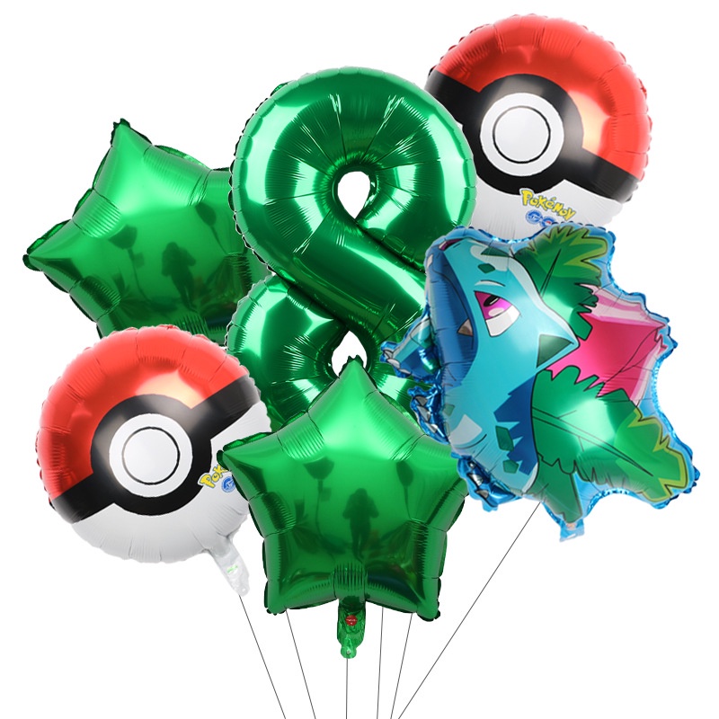 Pokemon Pikachu Balloons Baby Shower Party Decoration Charizard ...