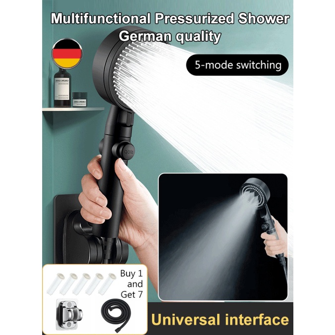 German quality multifunctional pressurized shower set | Shopee Philippines