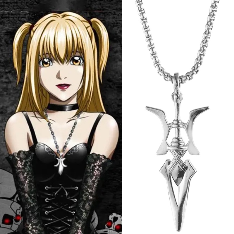 Christmas Gift Misa Amane Cosplay Necklace Halberd Pendant Necklaces ...