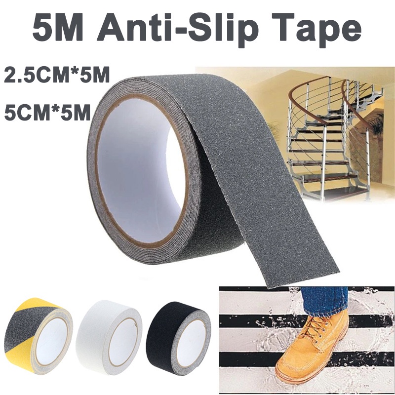 5M Anti Slip Tape Safety Waterproof Non Skid Sticker Grip Tape Elderly ...