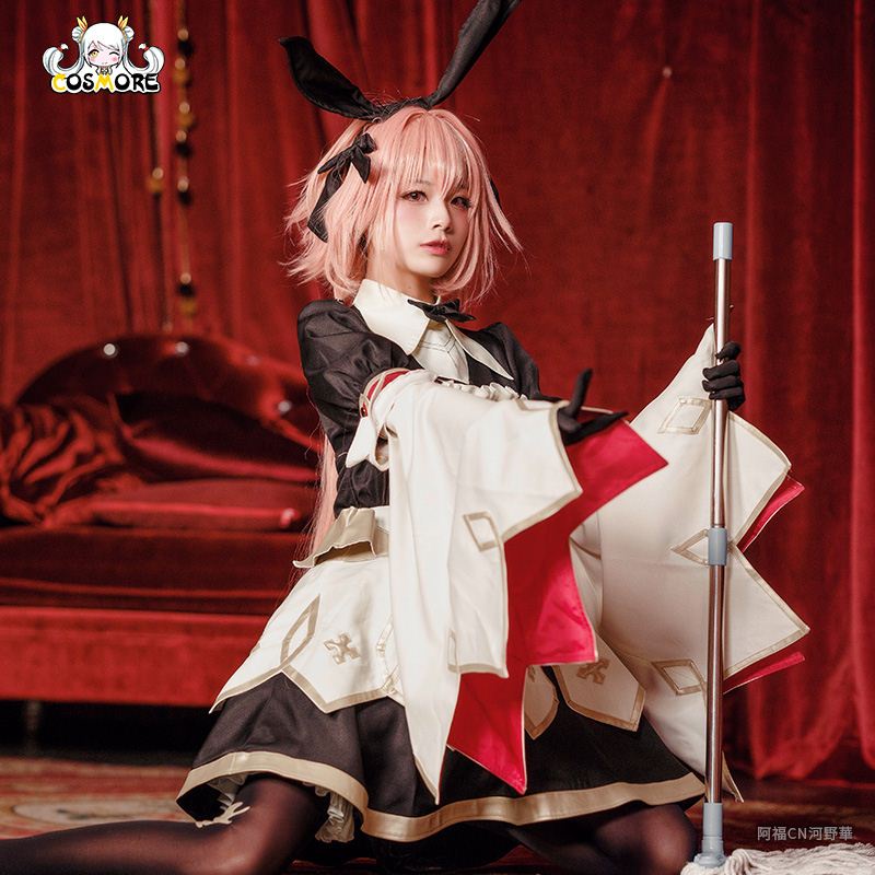 Fate Grand Order Cosplay FGO Saber Astolfo Costume Adult Maid Dress ...