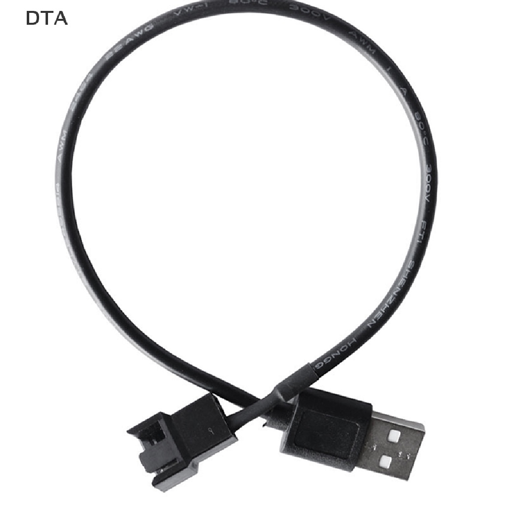 DTA USB To 4Pin Computer Fan Adapter Cable 5V To 12V Power Cable ...