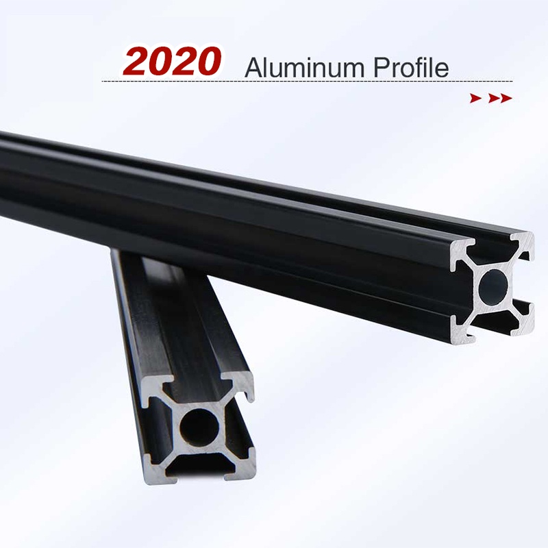 2020 Aluminum Profile Extrusion 500mm Anodized Linear Rail for CNC 3D ...