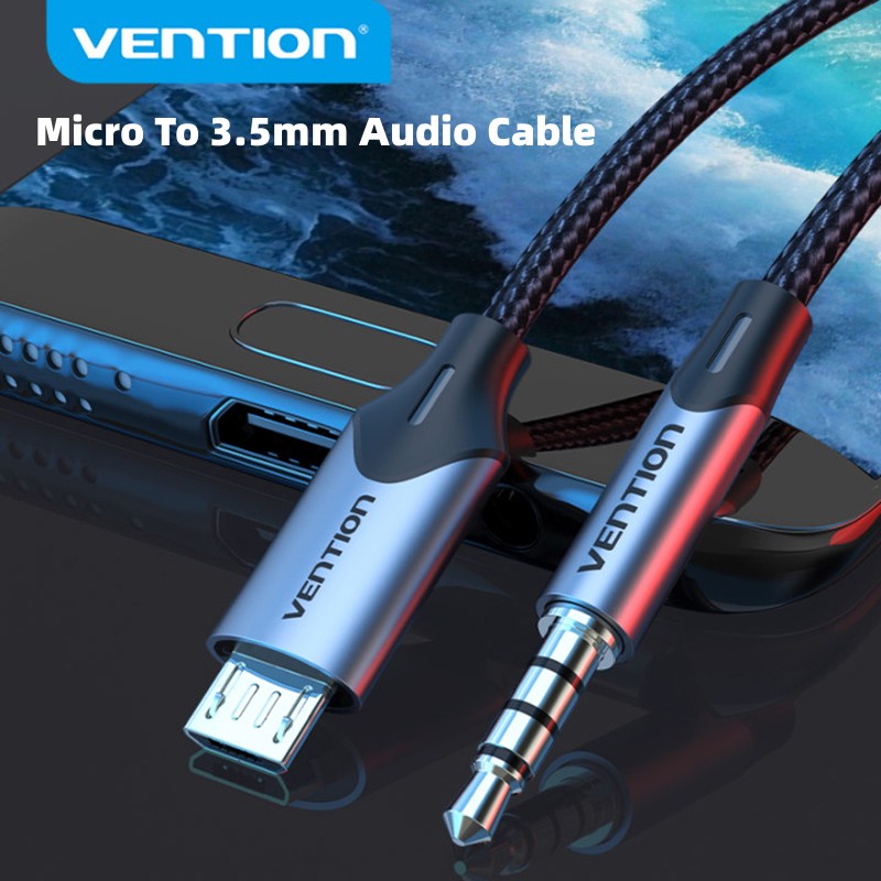 Vention Micro USB To 3.5mm Audio Cable for HiFi Sound Card Microphone ...