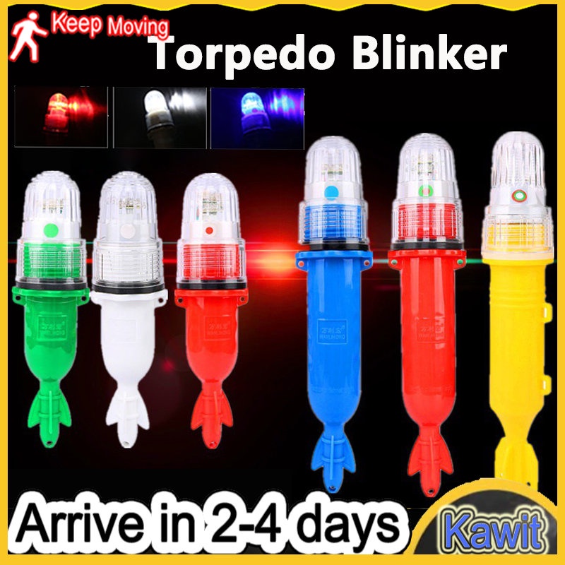 Fishing Light LED Underwater Diving Signal Light Waterproof Torpedo ...