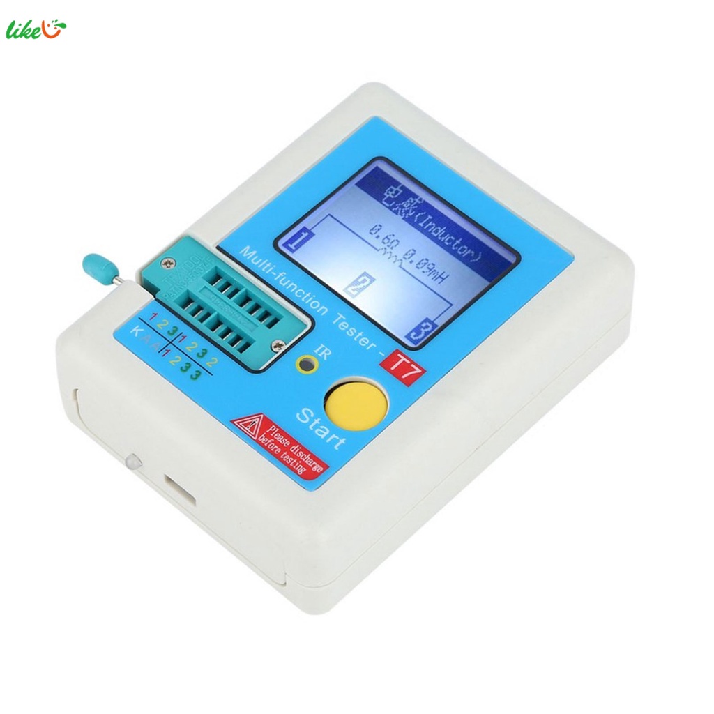 JMPH LCR-T7 T7 Transistor Tester TFT Diode Triode Capacitance Meter LCR ...