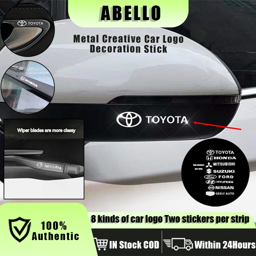 5x1cm Metal Car Emblem Sticker 3D Alphabet Car logos sticker for Car ...