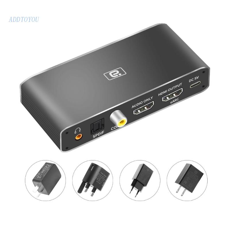 【3C】 HD375 Extractor 5.1ch Splitter with eARC AUX coaxial DAC Extractor Converter | Shopee ...