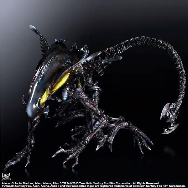 Play Arts changed to iron warrior colonial team alien warrior VS vomit ...
