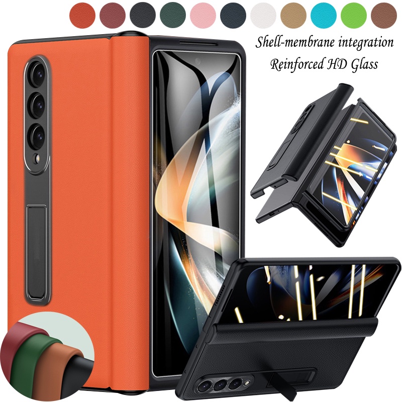 For Samsung Galaxy Z Fold 2345 Case with hinges and stand Fold 5 Fold 4 ...