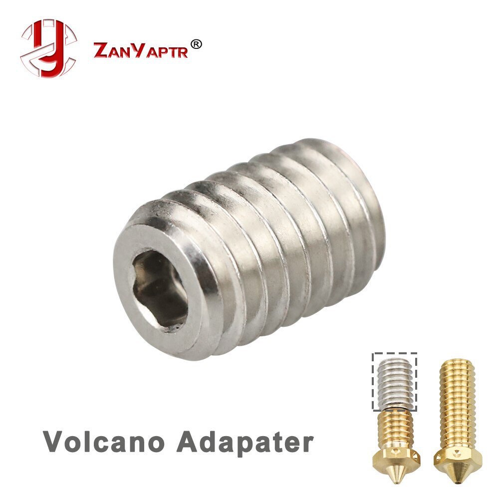 V6 Volcano Hotend Adapter High Flow CHT Nozzle Copper Connector For ...