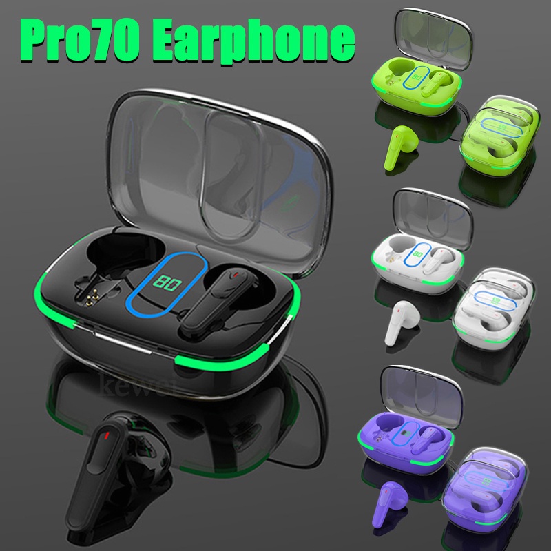 TWS PRO 70 Noise Reduction Bluetooth Wireless Earbuds | Shopee Philippines