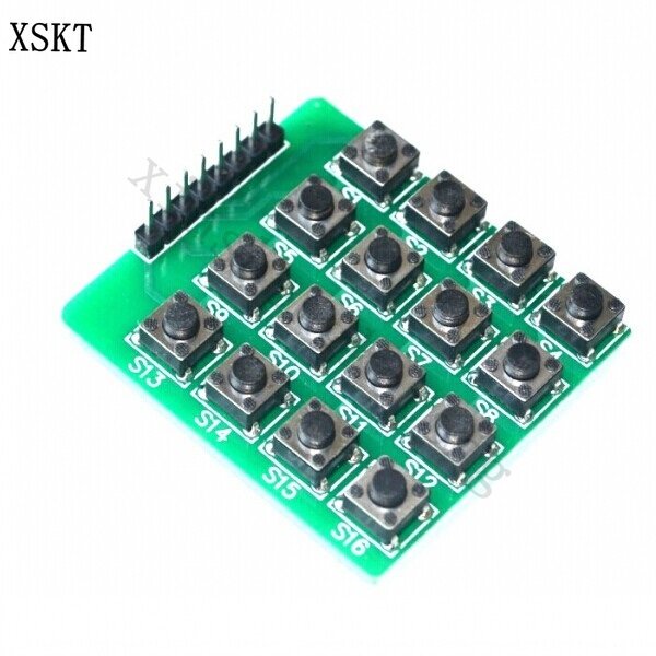 Mcu Extension 4 X 4 16 Key Matrix Keyboard Module For Arduino 44 Matrix Keyboard Shopee