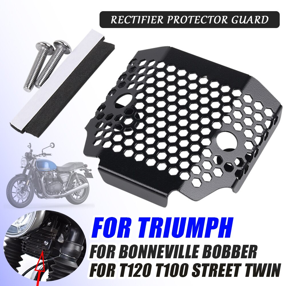 Motorcycle Rectifier Grille Guard Protector Radiator Grill Cover For ...