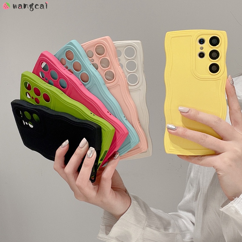 For Samsung Galaxy S23 S22 Plus Ultra S23+ S22+ S20 FE Phone Case Wave ...