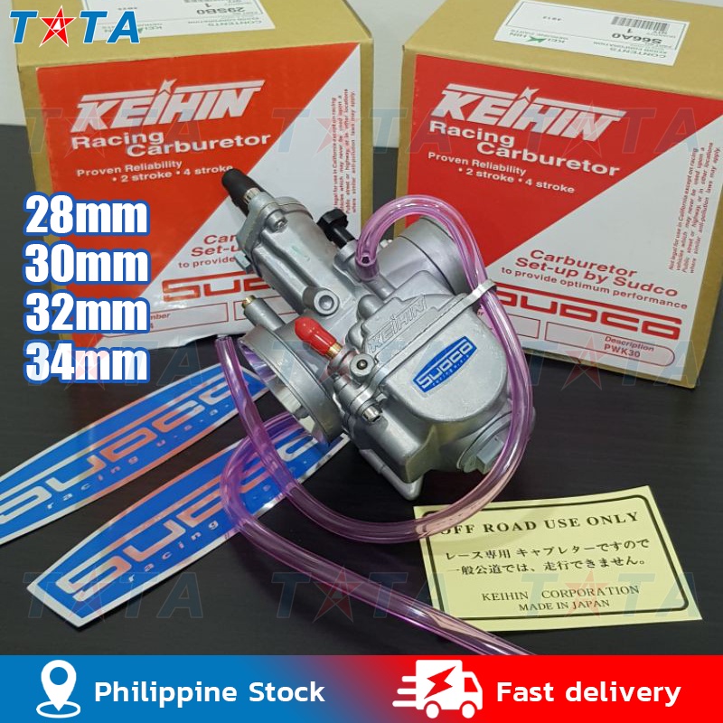 Keihin Sudco Racing Carburator Flat Slide PWK 28mm / 30mm / 32mm /34mm ...