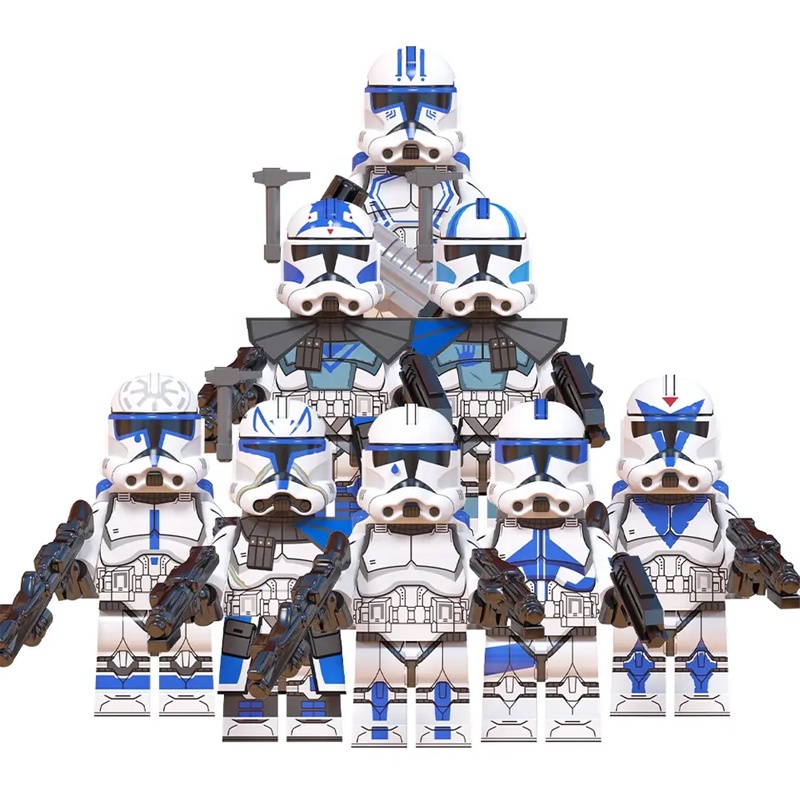 ARC Trooper Fives Echo Dogam Tup Jesse Rex Kix Hardcase Space Wars ...