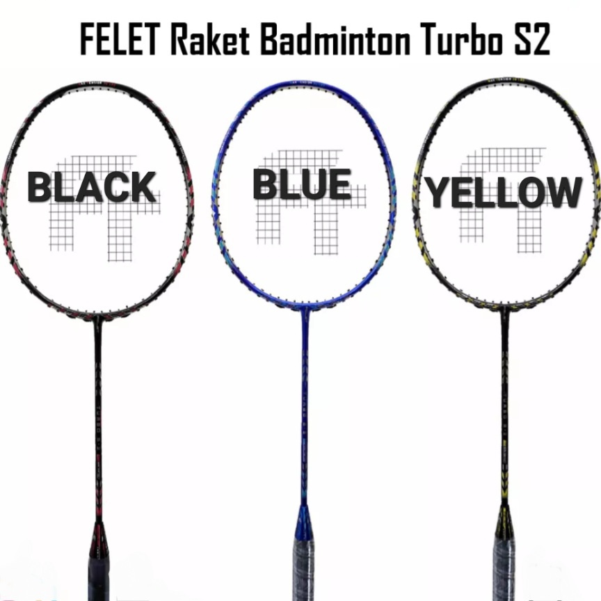 Felet 36lbs Turbo S-2 S2 Badminton Racket 100% Original | Shopee ...
