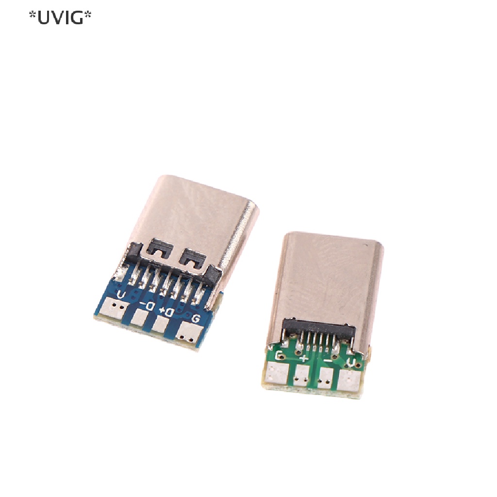 UVIG 5/10PCS USB3.1 TypeC male/Female Connectors Jack Tail USB Male ...