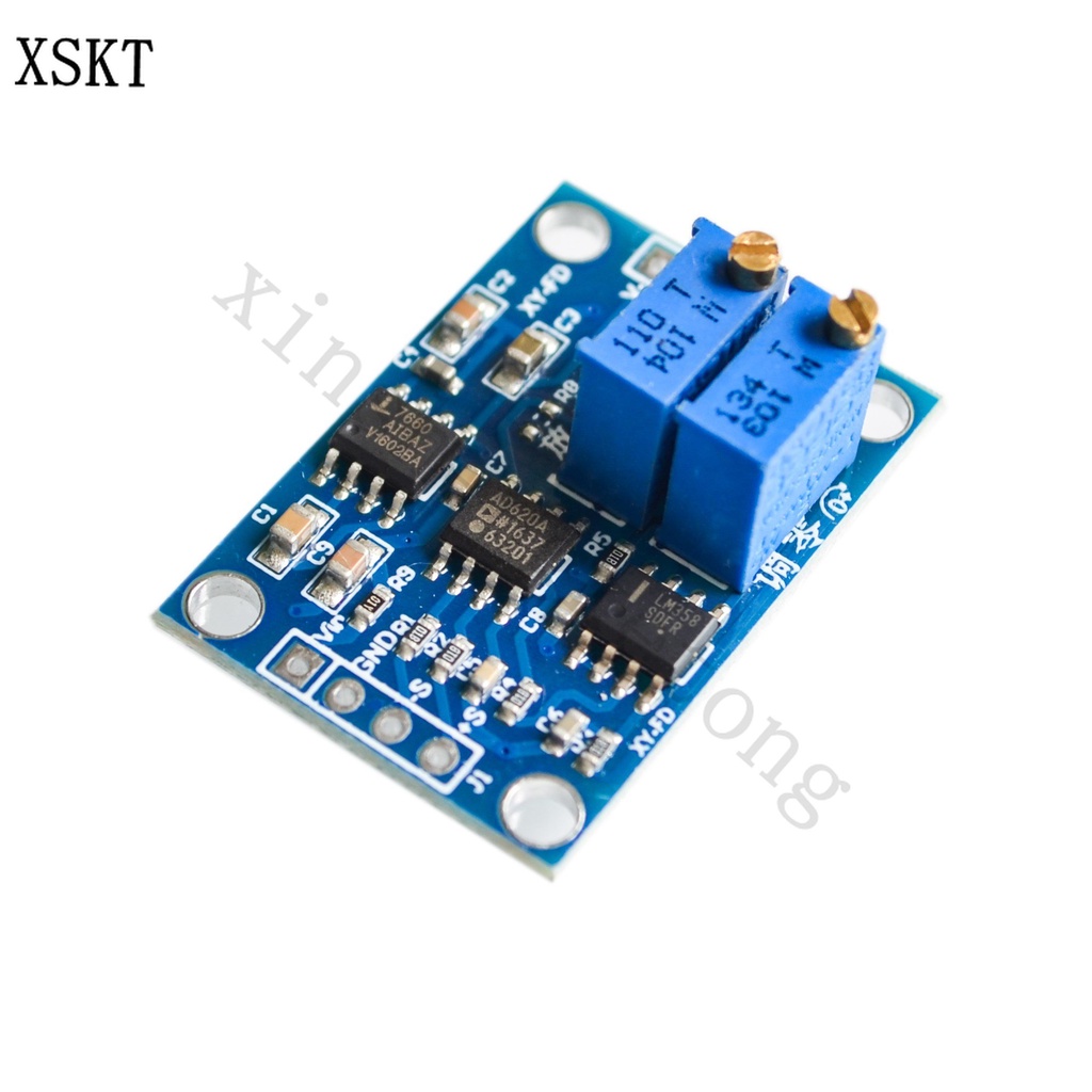 AD620 Microvolt MV Voltage Amplifier Signal Instrumentation Module ...