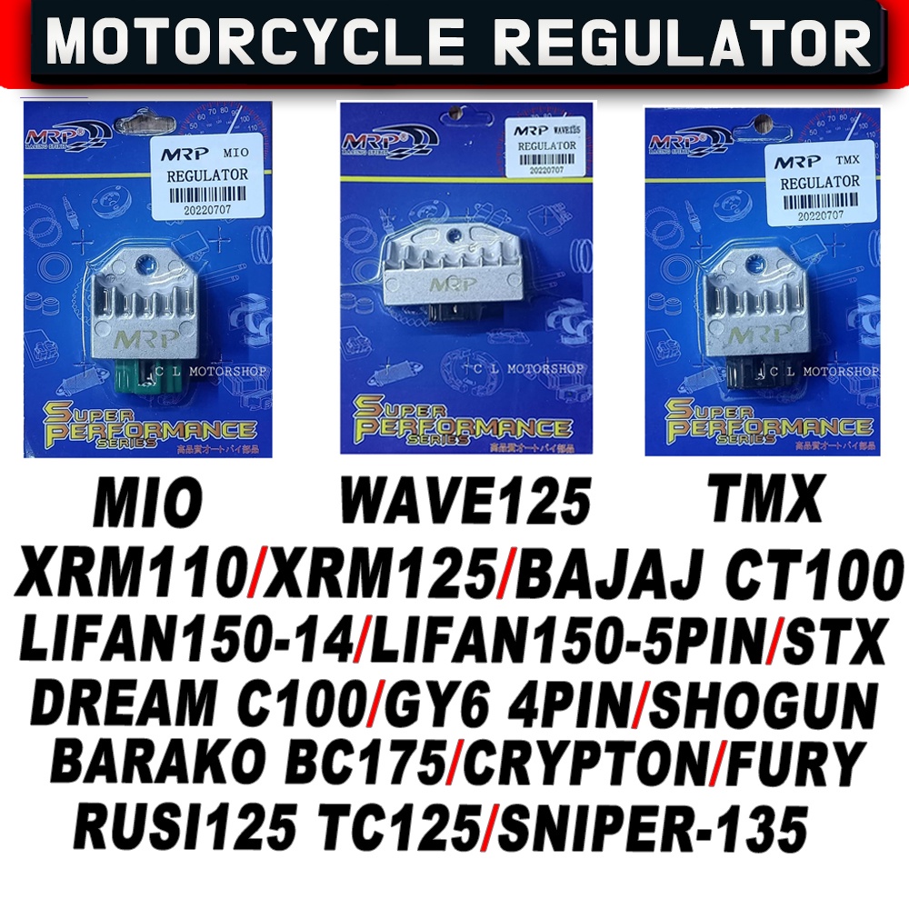SP Motorcycle Regulator For Xrm/Mio/Tmx/WAVE Full Alloy High-Quality ...