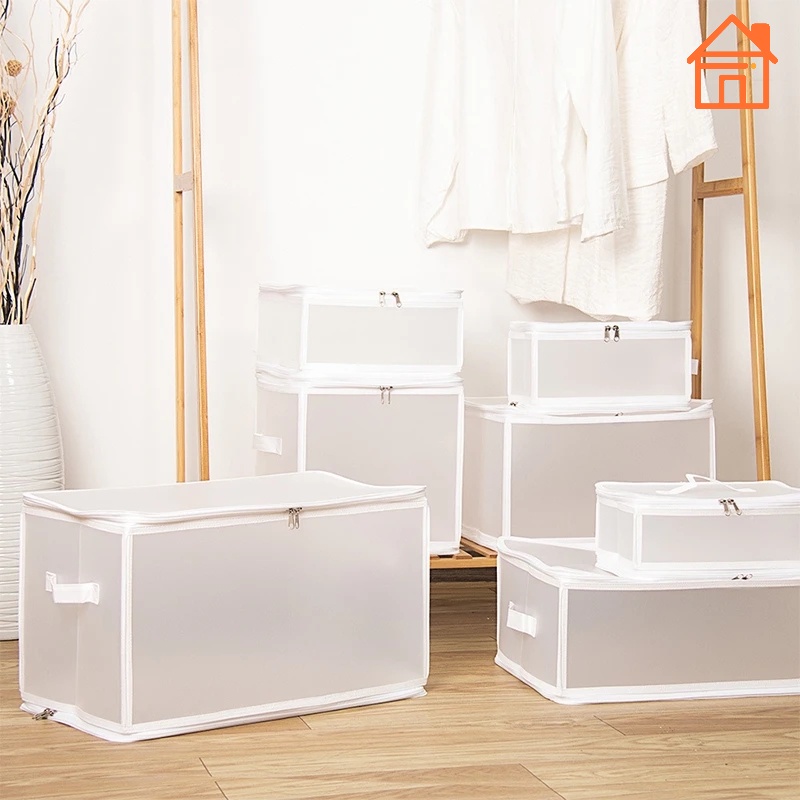 Plastic Transparent Quilt Underwear Sock Container Orgnizer/Foldable ...