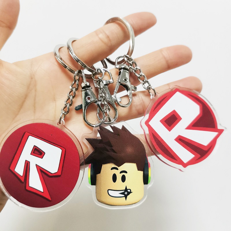 Roblox Acrylic Keychain Cartoon Pendant Flash Transparent Charm Horror ...