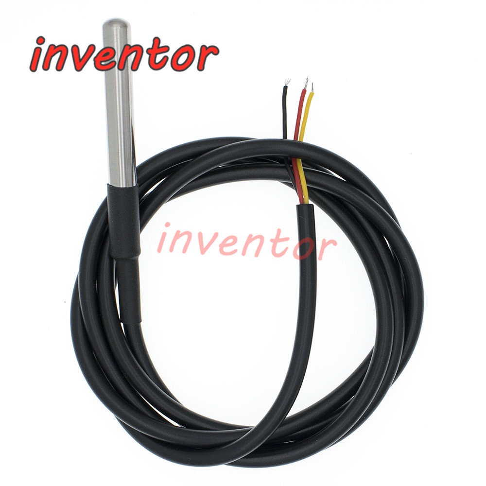 DS18B20 Stainless Steel Package 1 Meter/3meters Waterproof 18b20 Cable ...