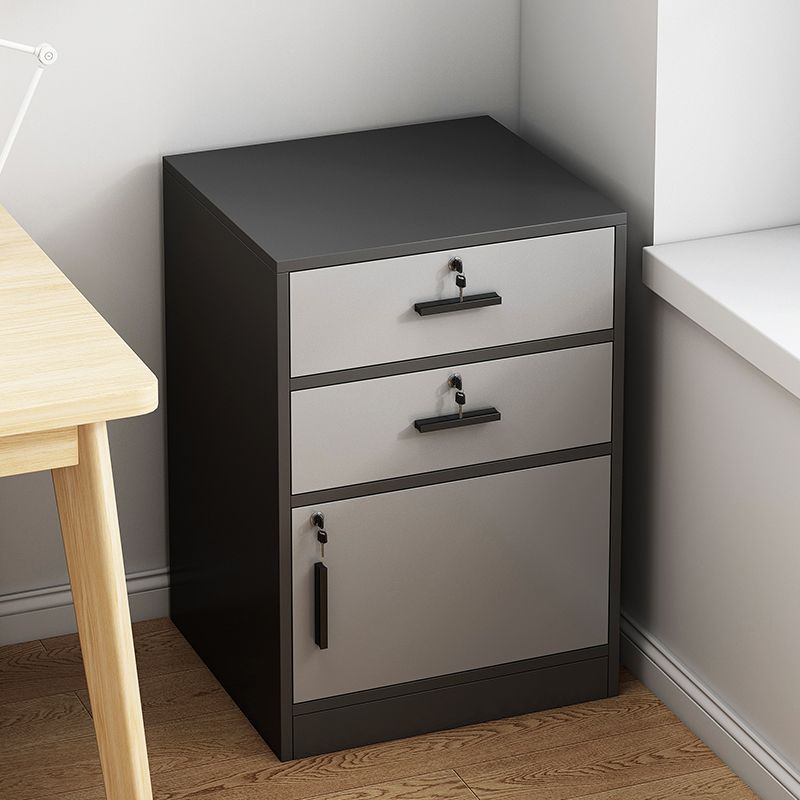 Thickened File Cabinet with Lock Locker under Table with Drawer Low ...