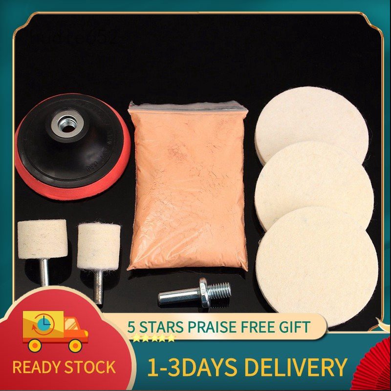 【COD】8-piece 120g cerium oxide glass polishing powder kit for ...