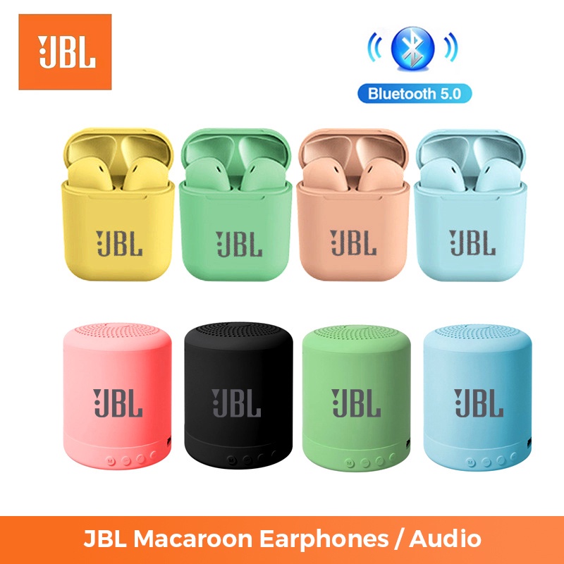 JBL Bluetooth Earphones Wireless Mini Speaker Waterproof Earbuds ...