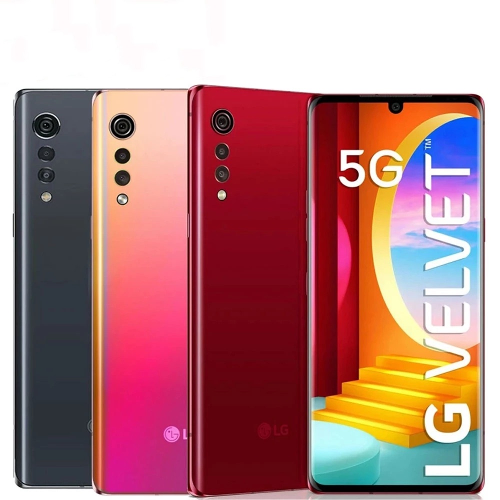 Original Unlocked LG G9 5G G900 SmartPhone LG VELVET Mobile Phone Snapdragon 765 6.8 Screen Cell ...