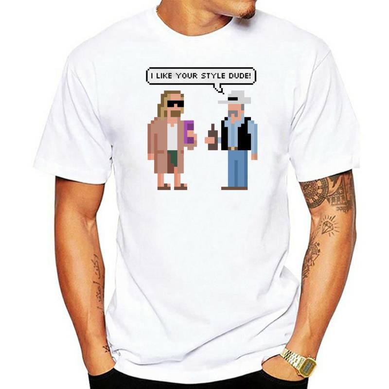 Boardrippaz T Shirt The Big Lebowski 8 Bit Pixel Retro Arcade Dude ...