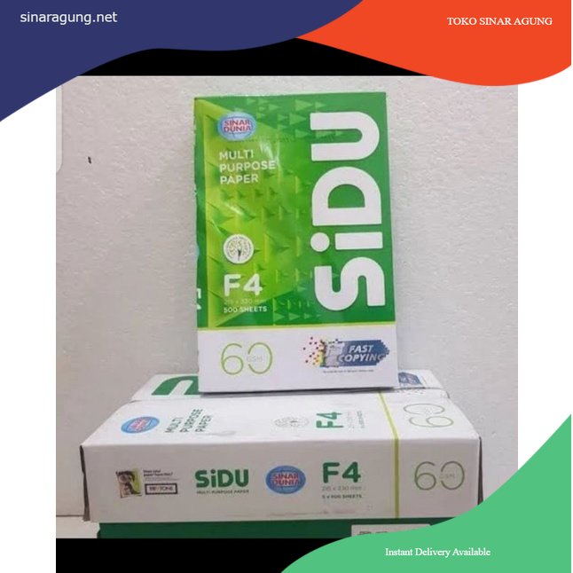 Hvs SIDU 60g F4 / Folio Size / HVS SIDU PAPER (1RIM) | Shopee Philippines