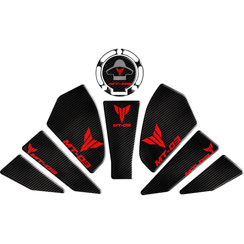 3d Carbon Fiber Motorcycle Gas Fuel Tank Pad Protector Sticker Decal