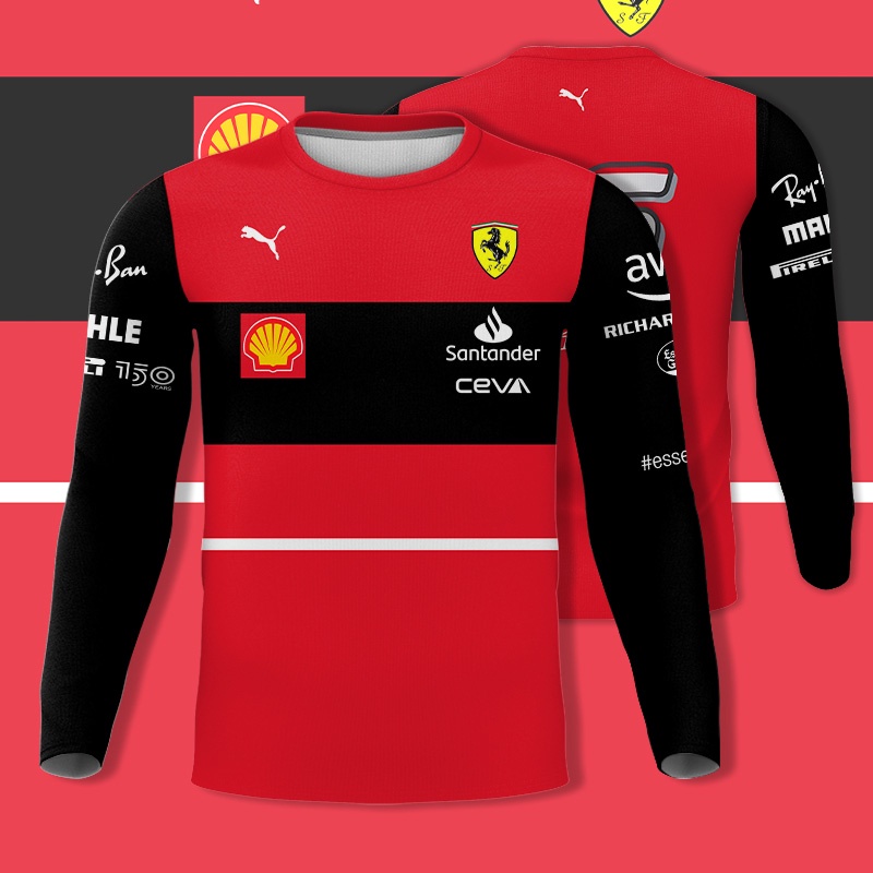 Scuderia Ferrari 2022 2023 Team Charles Leclerc Team long sleeve ... Scuderia Ferrari 2022 2023 Team Charles Leclerc Team long sleeve ...