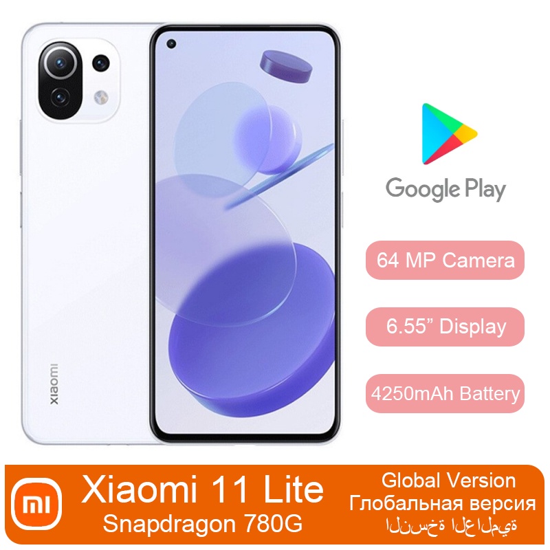 Smartphone Xiaomi Mi 11 Lite inch6.55 5G 6/8GB+128GB Battery 4250mAh ...