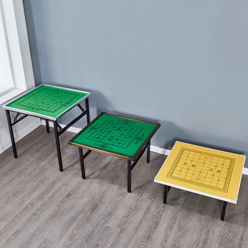 Table with Chessboard Folding Multifunctional Chess Go Dual-Use Table Chinese Chess Table Easy ...