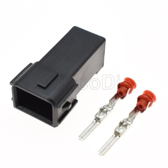 1 Set 2 Pin Male Female NH1 OBD2 Fuel Injector Electrical Connector ...