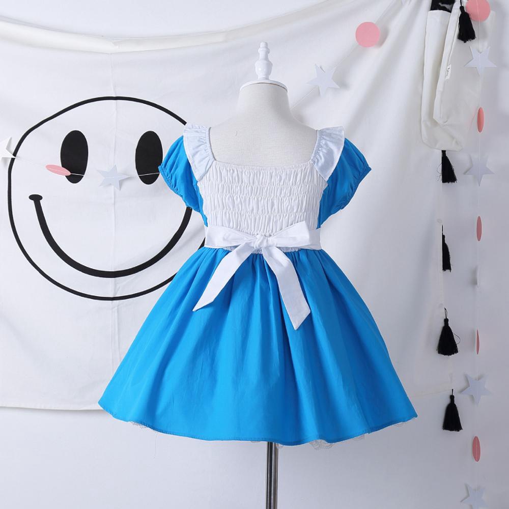 Alice in Wonderland Costume For Girls Princess Maid Dress Halloween ...