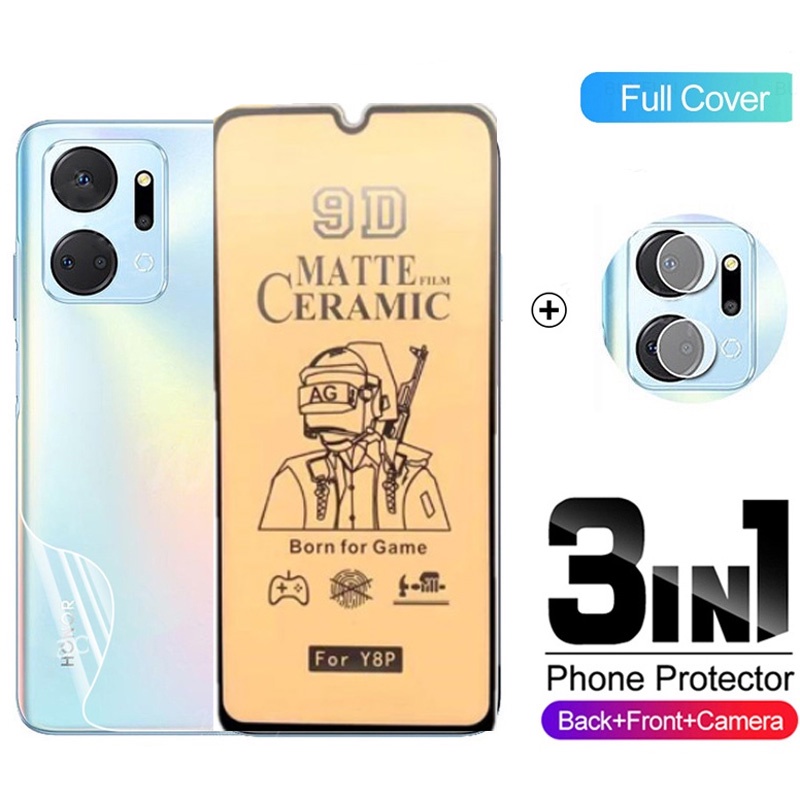 3 in1 Honor X7A 5G Matte Ceramic Tempered Glass for Honor X8A X8 X7 X6 ...