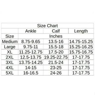 S-5XL Opaque Plus Size Compression Socks Knee-Hi 15-40 Mmhg Wide Calf ...