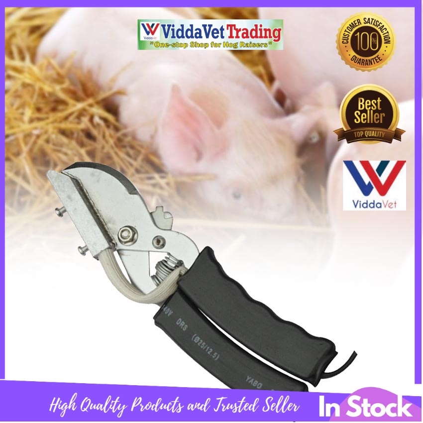 Electric Pig Tail Cutter Plier Heating Clamp Dock with Handle Switch ...