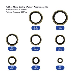 High Press Hydralic Rubber Oil Pip Bonded Washer Metal Drain Plug ...