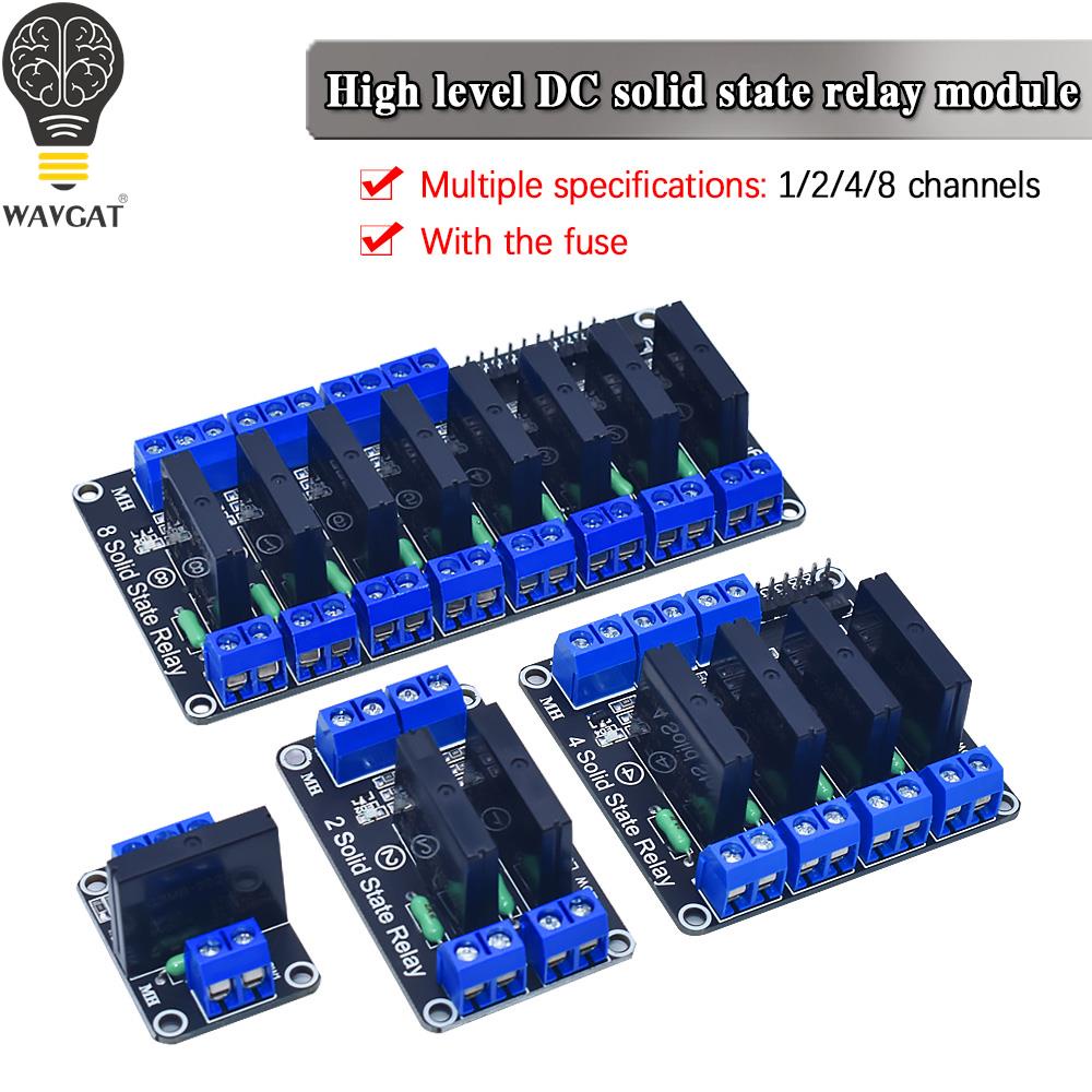 1 2 4 6 Channel 5V 12V 24V DC Relay Module Solid State High Level SSR ...