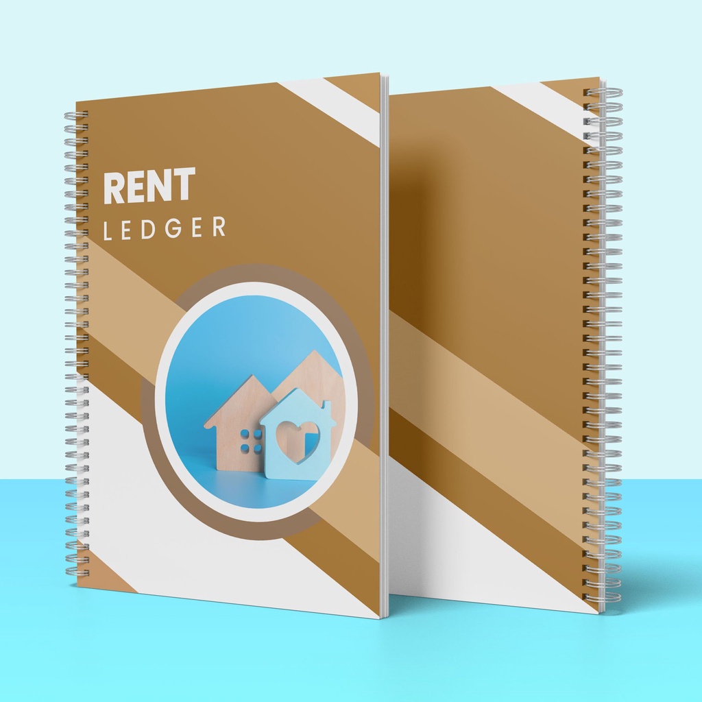 Landlord's Rent Ledger Hardcover Notebook : Track Tenant Payment Track ...